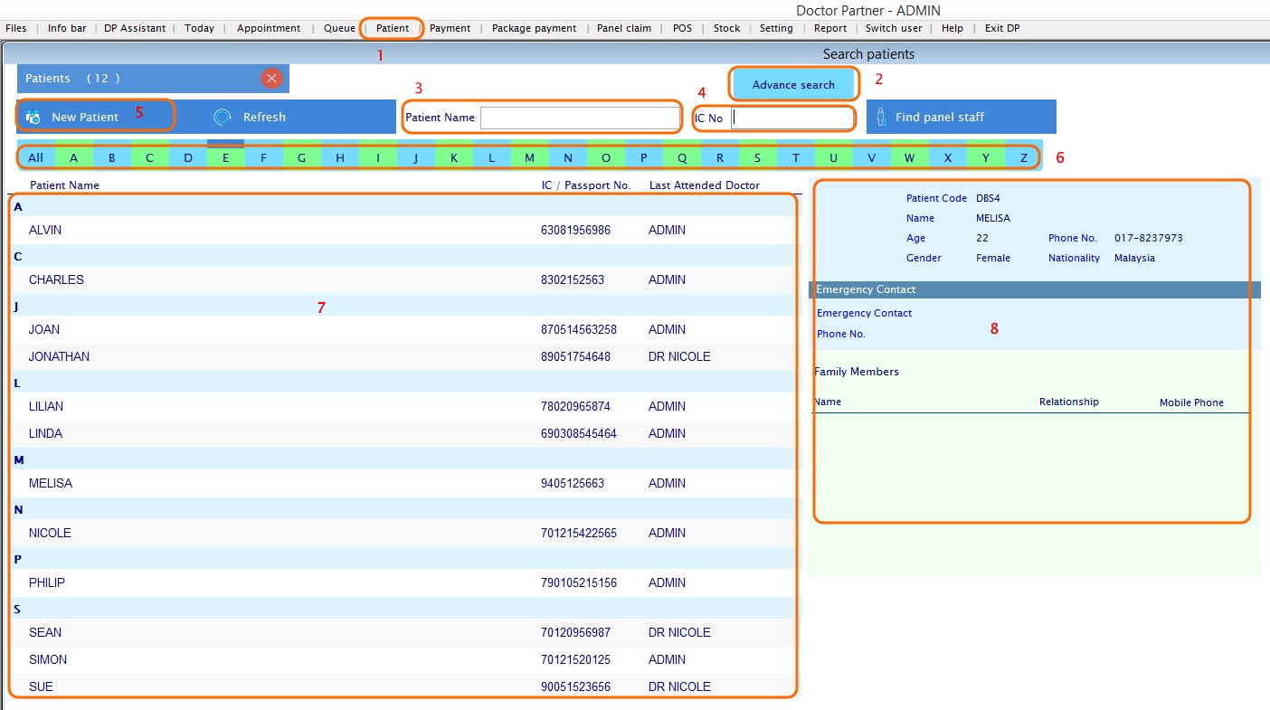 Doctor Partner | DP help guide